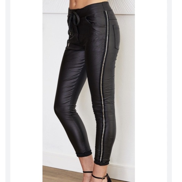 Venti6 | Pants & Jumpsuits | Venti6 Faux Leather Pants W Studded Side ...